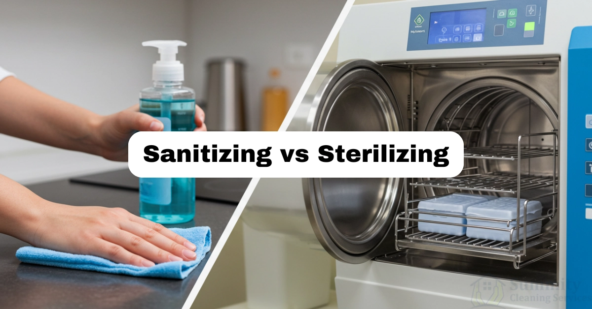 The Difference Between Sanitizing And Sterilizing